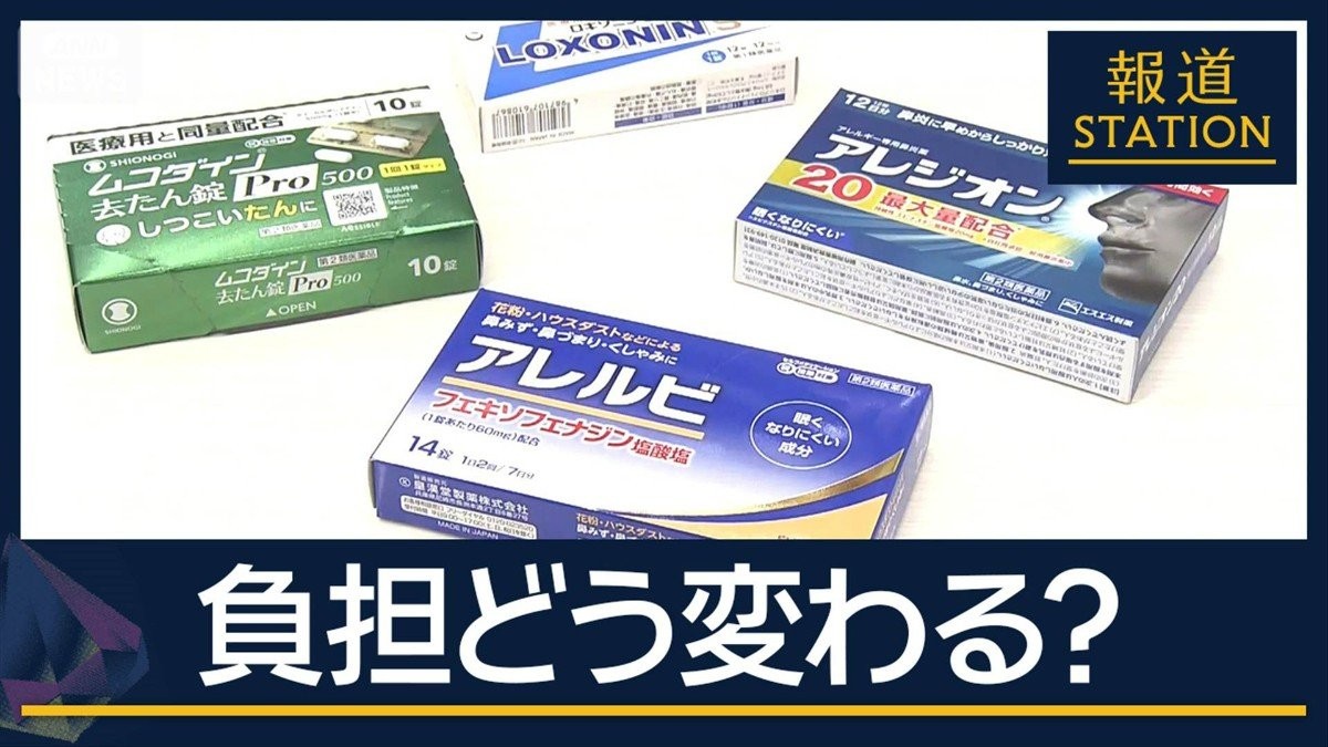 【報ステ解説】OTC類似薬“追加負担”どう変わる？健保法改正案が衆院通過